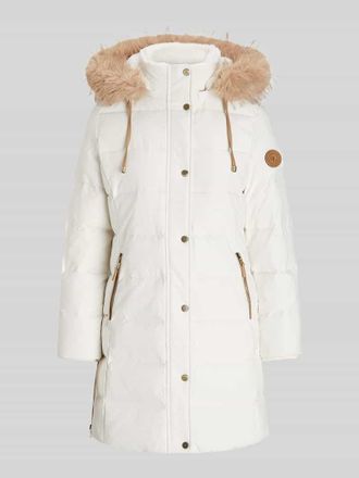 Lauren Ralph Lauren Regular Fit Daunenmantel mit Besatz aus Webpelz