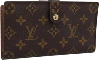 Louis Vuitton Portefeuille long monogramme doccasion - Femme - Pre-owned - Brun - Taille: ONE Size