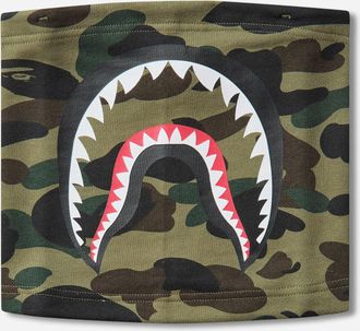 A Bathing Ape 1st Camo Shark Neck Warmer Green