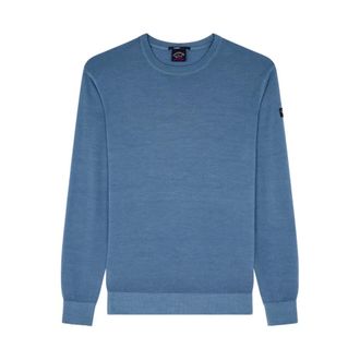 Paul & Shark Merino Woll Strickpullover - - Knitwear - Herren - Blau - XL
