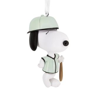 Hallmark Peanuts Snoopy Baseballspieler Weihnachten Ornament Geschenke f&uuml;r Peanuts Fans