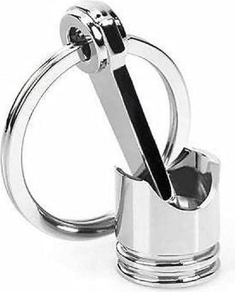 Generic Porte-clés Nouveauté en Métal Modèle Piston - Accessoire pour Clés de Maison ou de Voiture