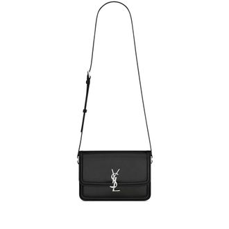 Saint Laurent Monogram-logo Leather Messenger Bag