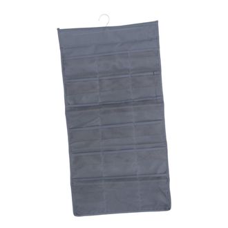 Lurrose Doppelseitiger Aufbewahrungsbeutel für Socken und Unterwäsche Großer Wand hängetasche mit Fächern Platzsparend Robustes Material für Kleiderschrank un