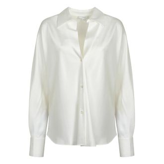 Vince Damen, Blusen & Hemden, Weiß, LGröße