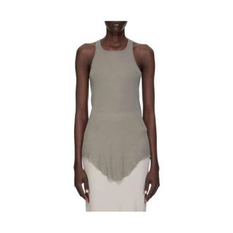 Rick Owens Basic Rib Tank - - Tops - Damen - Grau - S