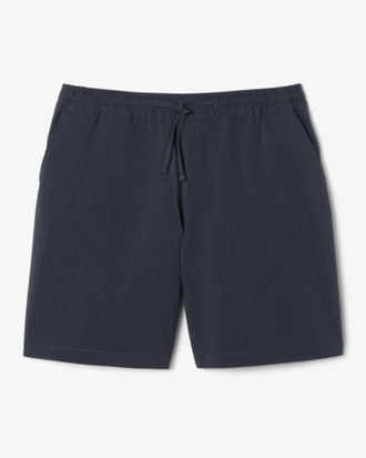 Lacoste Leichte Shorts aus Baumwoll-Seersucker-Material in