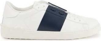 Valentino Baskets crant&eacute;es en cuir