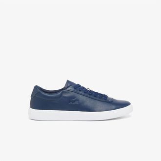 Lacoste Baseshot Sneaker f&uuml;r Herren, Leder (Dunkles Marineblau/Wei&szlig;)