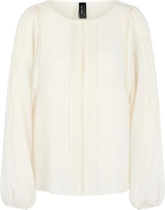 Marc Cain Damen, Blusen & Hemden, Beige, MGr&ouml;&szlig;e