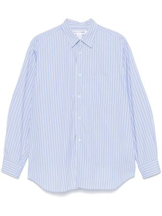 Comme Des Gar&ccedil;ons chemise &agrave; rayures - Bleu