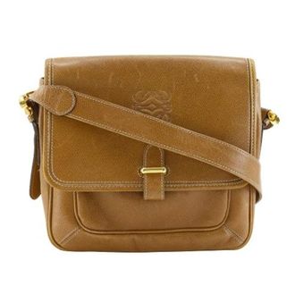 Loewe Pre-owned Leder Umh&auml;ngetasche - - Pre-owned - Damen - Braun - ONE SIZE