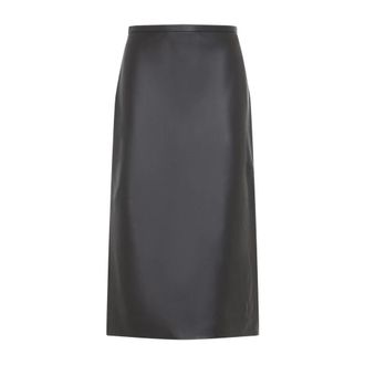 Co Midi Bleistiftrock - - Skirts - Damen - Braun - 2XS