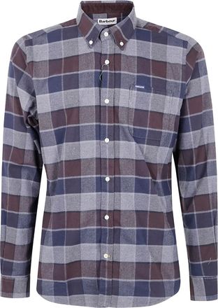 Barbour chemise Valley &agrave; carreaux - Bleu