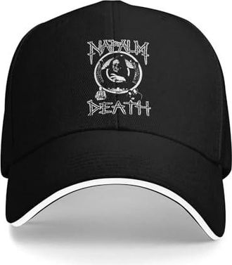 Generic Casquette dHomme, Casquette de Baseball d&eacute;contract&eacute;e d&eacute;t&eacute; Chasse &agrave; la Mort au Napalm Casquette de Camionneur pour Adolescents Unisexes Casquettes r&eacute;tr