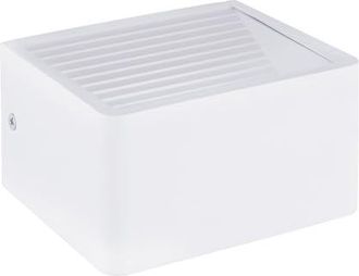 Eglo LED Außen-Wandlampe Doninni 1, 1 flammige Außenleuchte, Wandleuchte aus Alu, Kunststoff, Farbe: Weiß, IP44