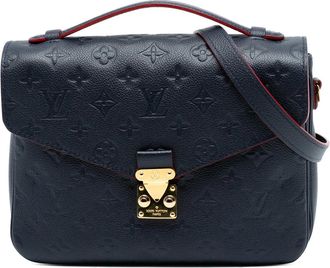 Louis Vuitton Hobo Bags - Monogram Empreinte Pochette Metis - Gr. unisize - in Blau - f&uuml;r Damen