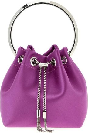 Jimmy Choo London Femme, Sacs, Rose, Taille: ONE Size Bon Bon Satin Handbag