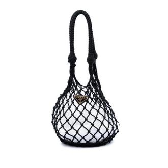 Prada Sac seau en maille Pre-owned - Femme - Pre-owned - Noir - Taille: ONE Size