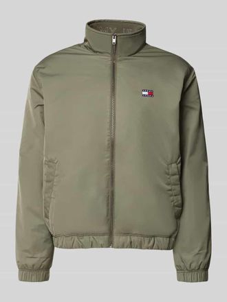 Tommy Jeans Regular Fit Blouson mit Label-Patch