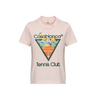 Casablanca Tencl T-Shirt - Pink