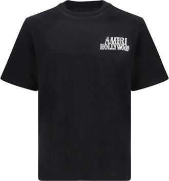 Amiri Homme, Tops, Noir, Taille: XS Hollywood Tee