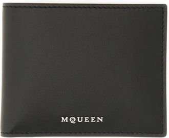 Alexander McQueen Alexander McQueen Portemonnaies - Wallet With Logo - Gr. unisize - in Schwarz - für Damen