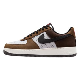 Nike Herren Air Force 1 Low Retro Sneaker, White Black Bison, 46 EU