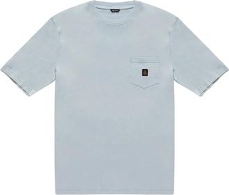 RefrigiWear Homme, Tops, Bleu, Taille: 2XL T-shirt T92001Je0301