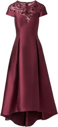 Adrianna Papell Abendkleid Combo Mikado Hi Low Gown Raffiniertes und volumin&ouml;ses Partykleid
