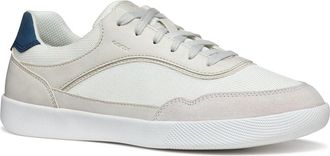 Geox Herren U RIETI A Sneaker, White/Off White, 43 EU