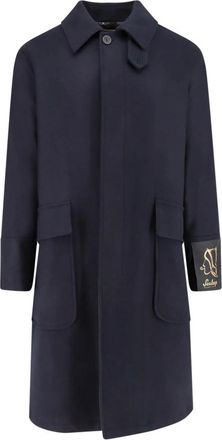 Sealup Homme, Manteaux, Noir, Taille: XL Manteau en mélange de laine