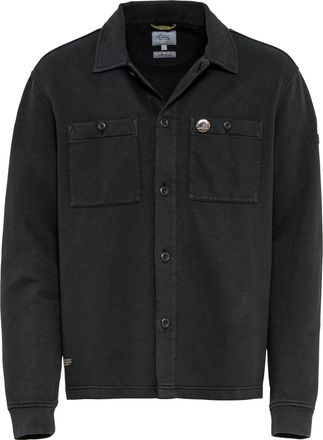 Camel Active Herren Overshirt aus einem Baumwolljersey Schwarz, menswear-6XL