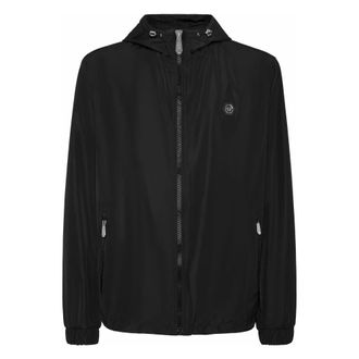 Philipp Plein Homme, Vestes, Noir, Taille: L Nylon Jacket
