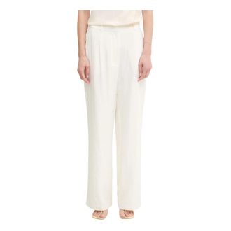 Munthe Kosmila Weite Hose - - Trousers - Damen - Beige - M
