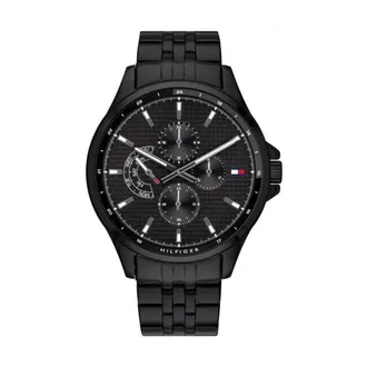 Tommy Hilfiger Homme, Accessoires, Noir, Taille: ONE Size Montre 1791611