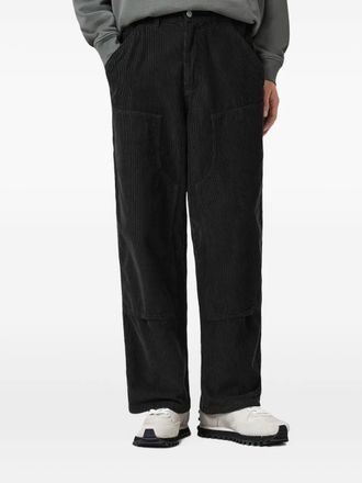 AllSaints pantalon Dustan en velours c&ocirc;tel&eacute; - Noir