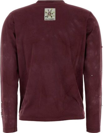 Des_Phemmes Ricamo Sweatshirt - Purple