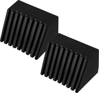 OSALADI 2 St&uuml;ck Quadratische Endkappen f&uuml;r Fitnessger&auml;te aus Strapazierf&auml;higem Material rutschfeste Bodenschoner f&uuml;r M&ouml;bel und Trainingsger&auml;te Vielseitig f&uuml;r 