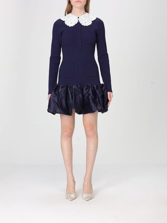 Self Portrait Kleid SELF-PORTRAIT Damen Farbe Blau