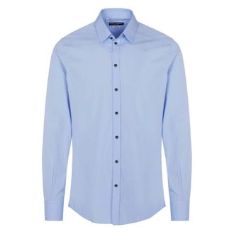 Dolce & Gabbana Klassisches Herrenhemd - - Shirts - Herren - Blau - M
