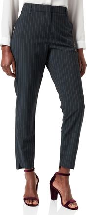 Selected Damen SLFAMILA MW Pant PIN B NOOS Hose, Gr&uuml;n (Scarab Scarab), W31(Herstellergr&ouml;&szlig;e: 40)