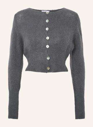 Americandreams Americandreams Alpaca Corset Fit Cardigan Matilda grau