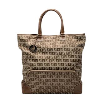 Fendi Pre-owned Bedruckte Tote Bag - - Pre-owned - Damen - Braun - ONE SIZE