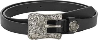 Generic Ceintures Femme - Ceinture pour Femme D&eacute;contract&eacute;e et &Eacute;l&eacute;gante avec Motif Sculpt&eacute; R&eacute;tro - Accessoire Mode Classique et Polyvalent pour Taille