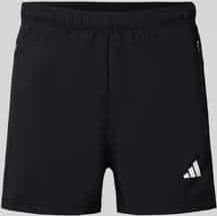 adidas Regular Fit Sport-Shorts mit Logo-Print