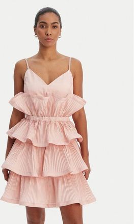 Fracomina Coctailkleid FQ26SD1007W83101 Rosa Regular Fit