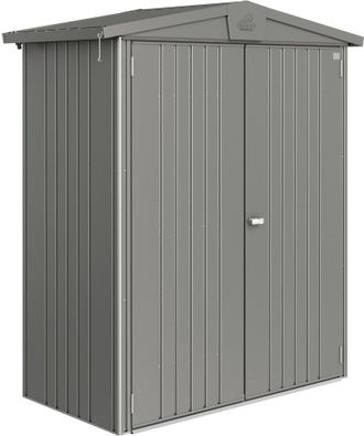 BIOHORT Ger&auml;tehaus BIOHORT Europa Gr. 1, verschiedene Farben, grau (quarzgrau, metallic), Ger&auml;teh&auml;user, Stahl, Qualit&auml;ts-Ger&auml;teschuppen aus Metall