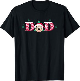 Disney Dad Candy Cane Holiday Christmas Family Trip Gift T-Shirt