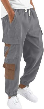 Generic KIYEUK6011775 Pantalon de travail pour homme Taille &eacute;lastique Pantalon de surv&ecirc;tement d&eacute;contract&eacute; pour homme Pantalon de surv&ecirc;tement pour homme Pantal